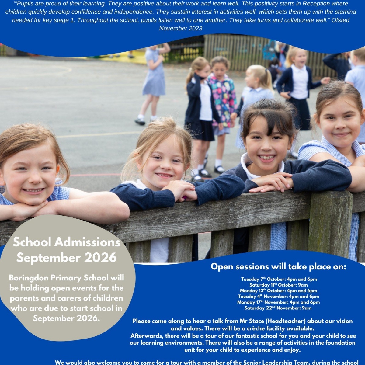 Boringdon Primary School - Open Events